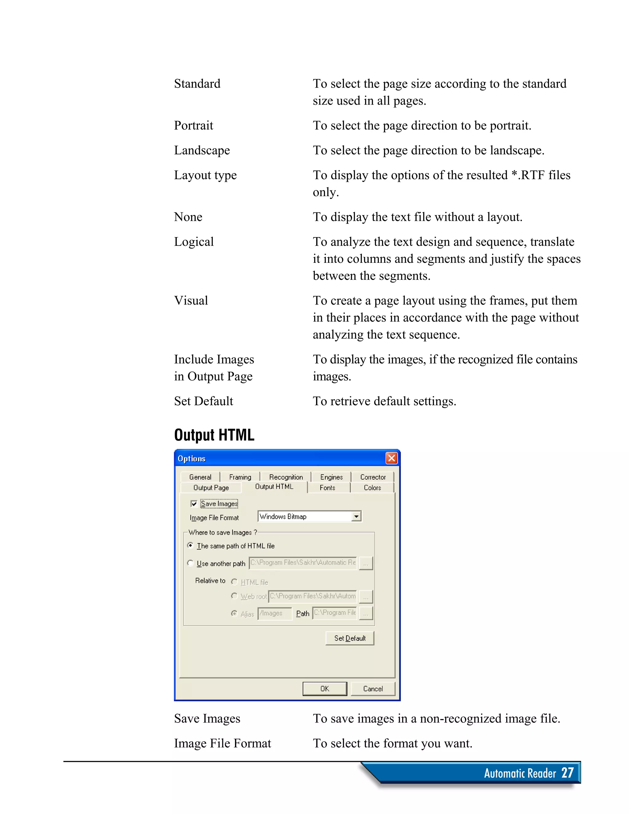 Sakhr Arabic OCR User's Guide | PDF