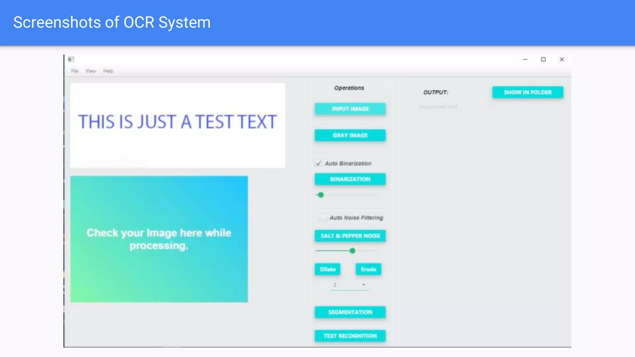 OCR Presentation (Optical Character Recognition) | PPTX