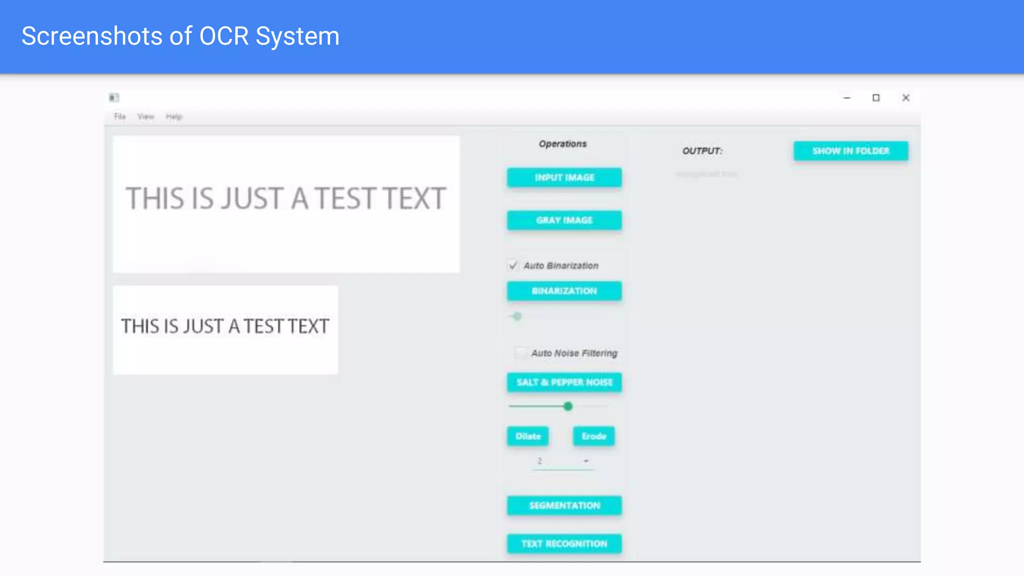 Ocr Presentation Optical Character Recognition Pptx