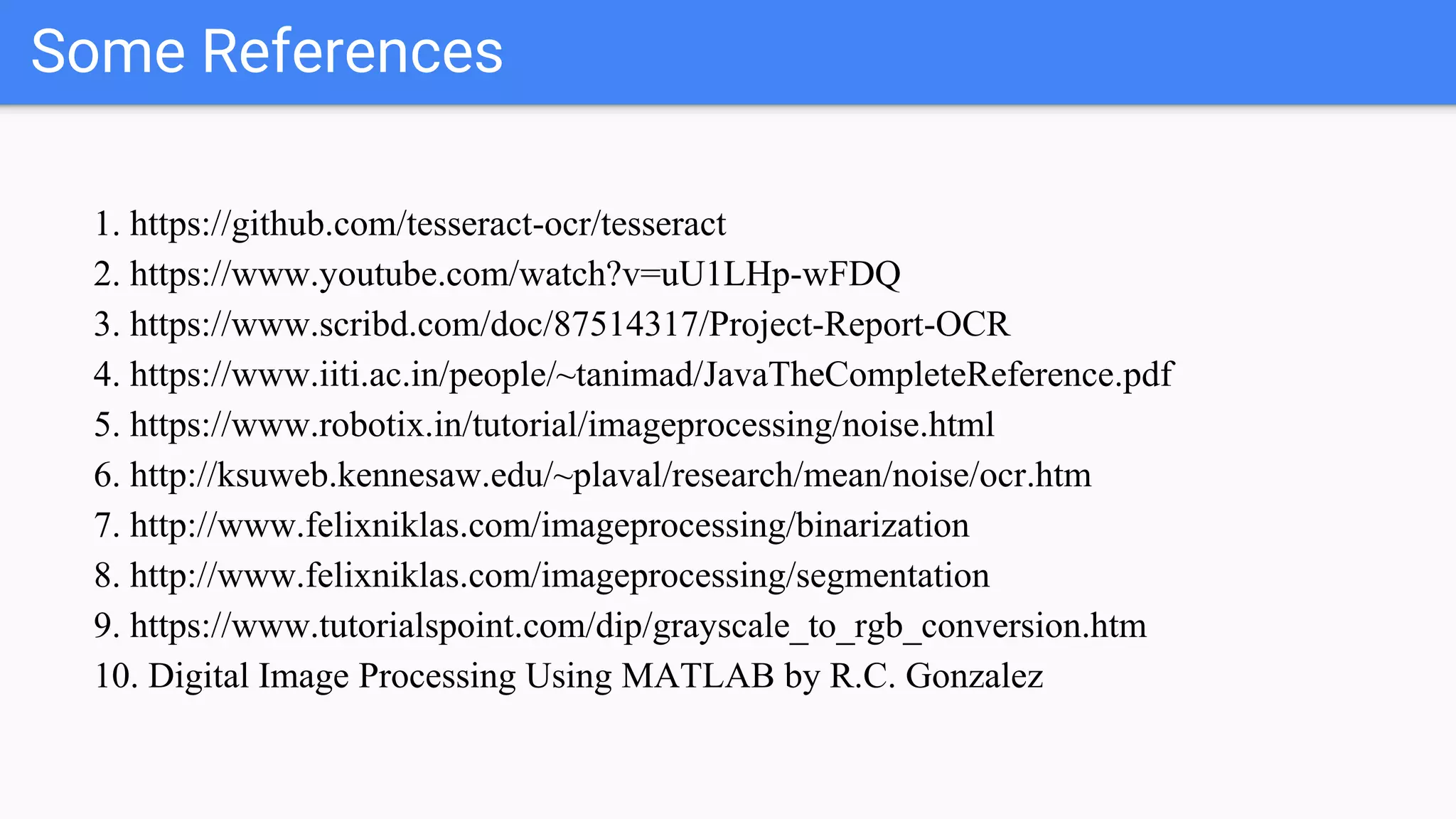 OCR Presentation (Optical Character Recognition) | PPTX