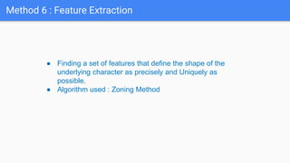 OCR Presentation (Optical Character Recognition) | PPTX
