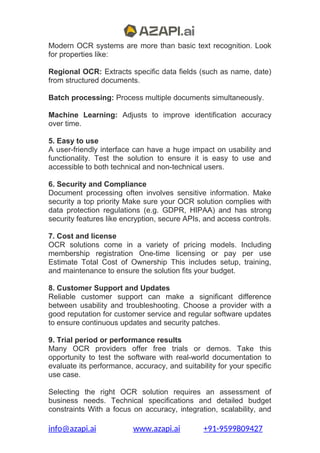 OCR for Automated Data Extraction A Game-Changer for Modern Enterprises ...