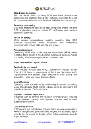 OCR for Automated Data Extraction A Game-Changer for Modern Enterprises ...