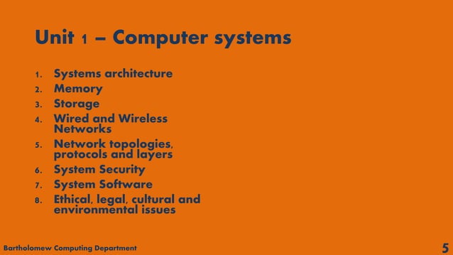 Ocr GCSE computer science introduction | PPTX | Programming Languages | Computing