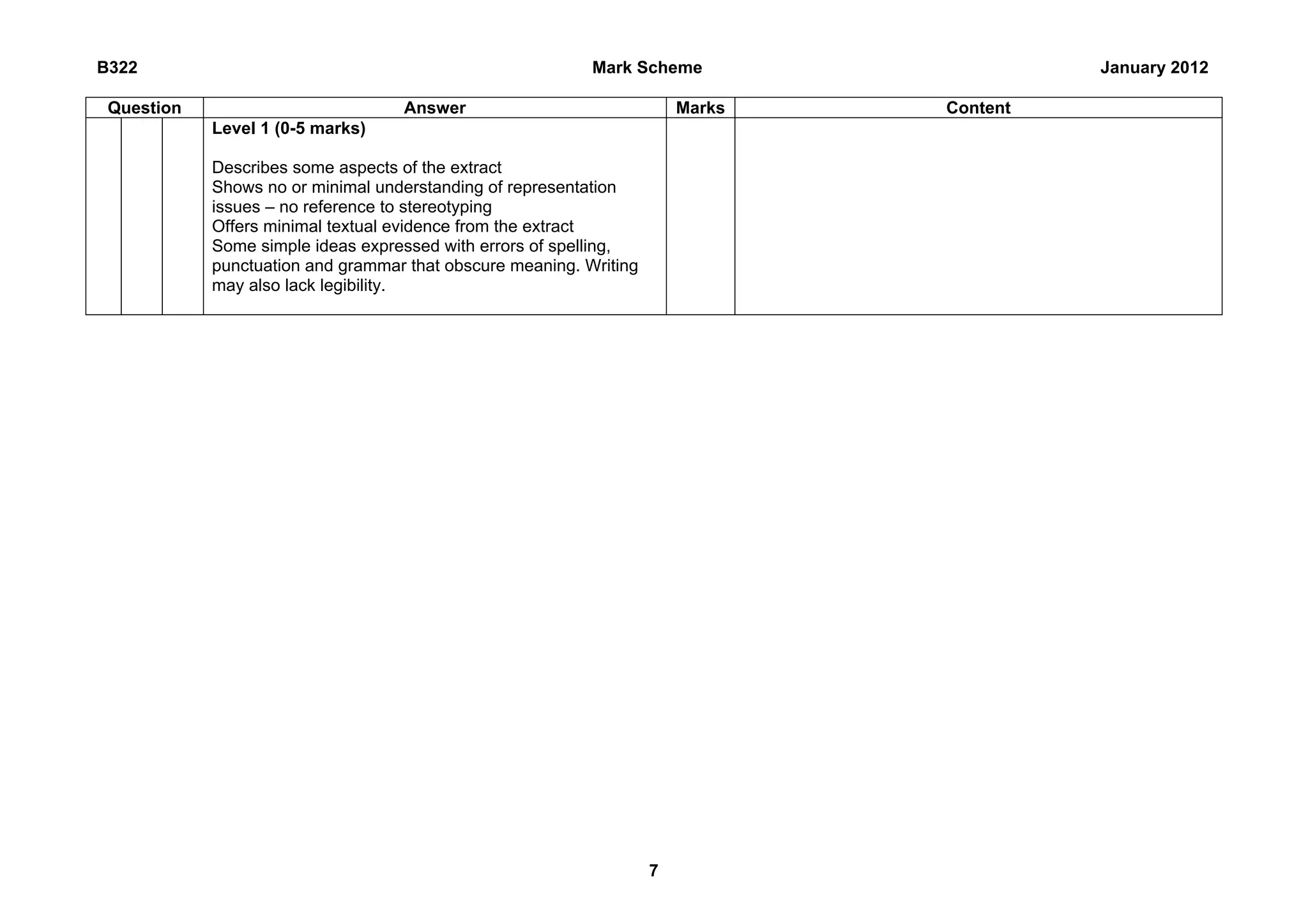 Ocr gcse media studies exam mark scheme | PDF