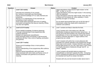 Ocr gcse media studies exam mark scheme | PDF