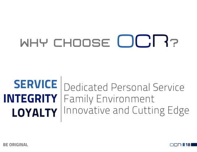 Original Creative - Client Pitch | PPT