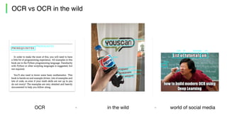 Evgen Terpil "OCR in the Wild World of Social Media" | PPT