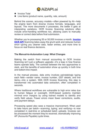 OCR Invoice Scanning Transforms Manual Accounting into Automated ...