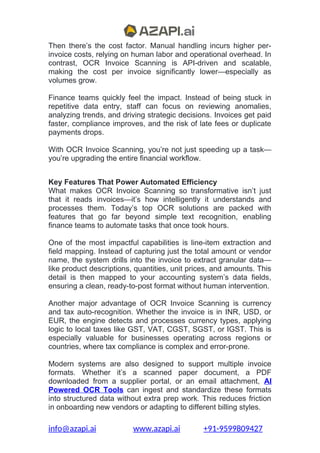 OCR Invoice Scanning Transforms Manual Accounting into Automated ...