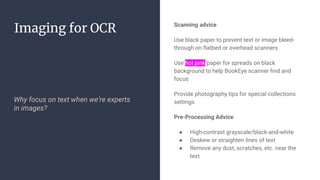 OCR in the VRC: Equipment and Software for New Users and New Uses | PPTX