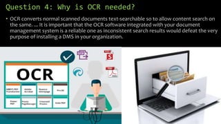 OCR (Optical Character Recognition) | PPTX