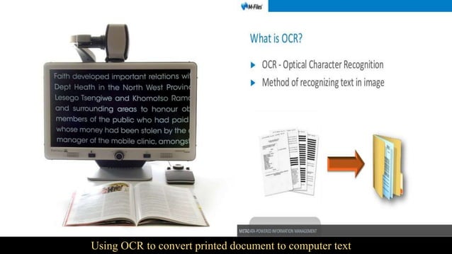 OCR (Optical Character Recognition) | PPTX | Desktop Publishing ...