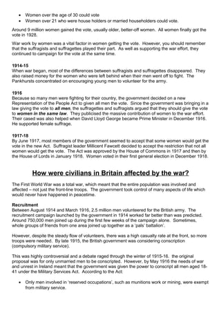OCR GCSE Modern World History Paper 2 Study Guide | DOC