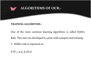 optical character recognition system | PPT | Desktop Publishing | Computer Software and Applications
