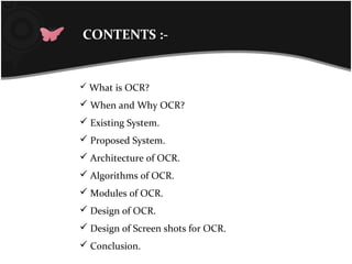 optical character recognition system | PPT | Desktop Publishing ...