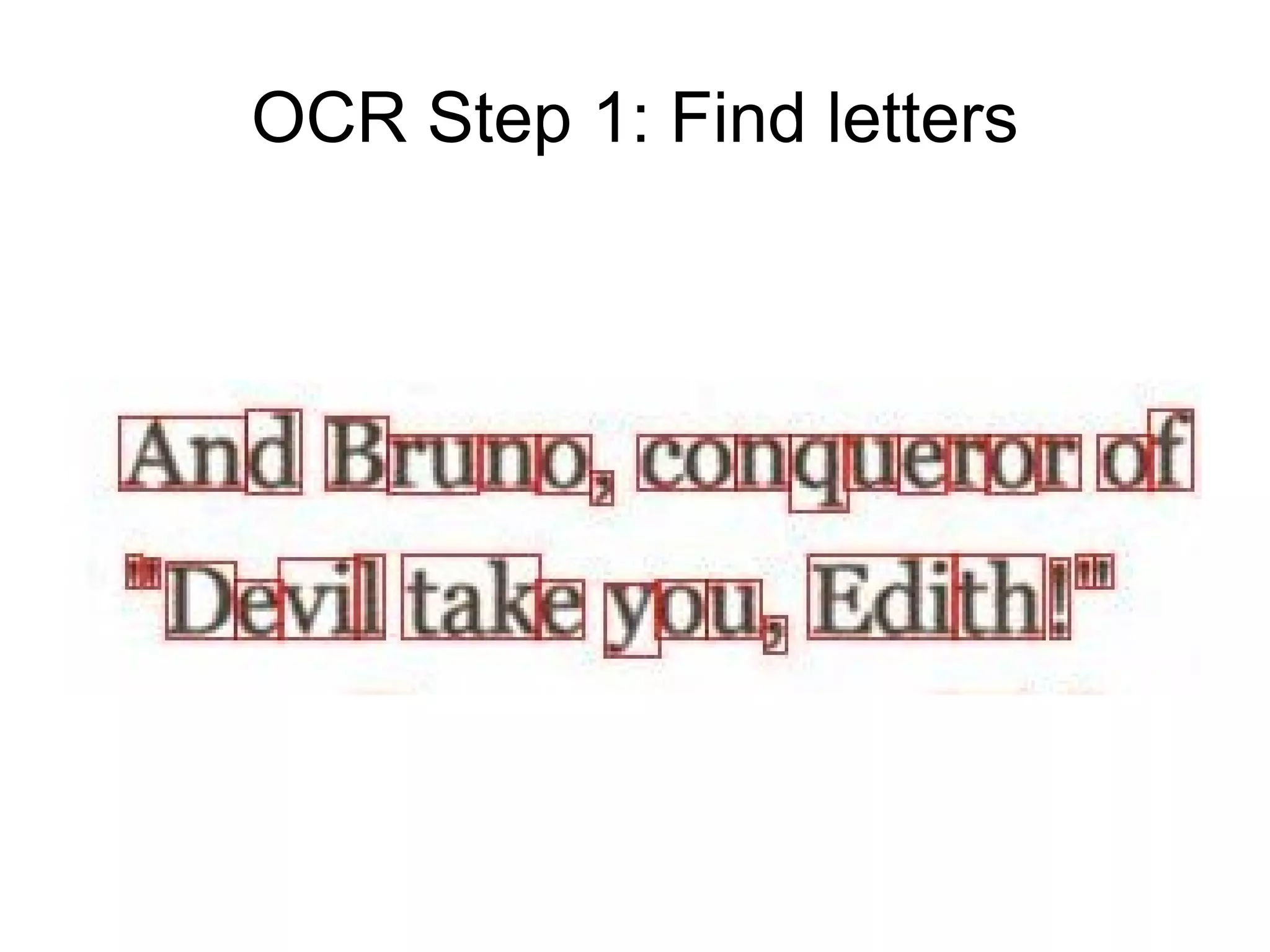 Neural Networks for OCR | ODP