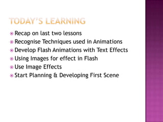 Ocr unit 20 animation lesson 3 | PPTX