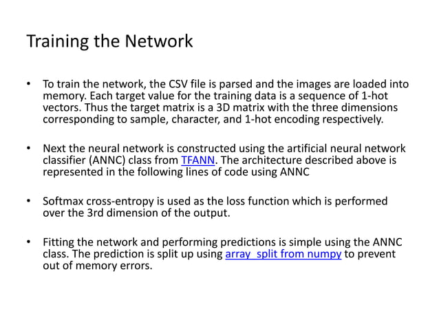 Ocr using tensor flow | PPT