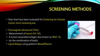 ovarian cancer screening gynecology.pptx