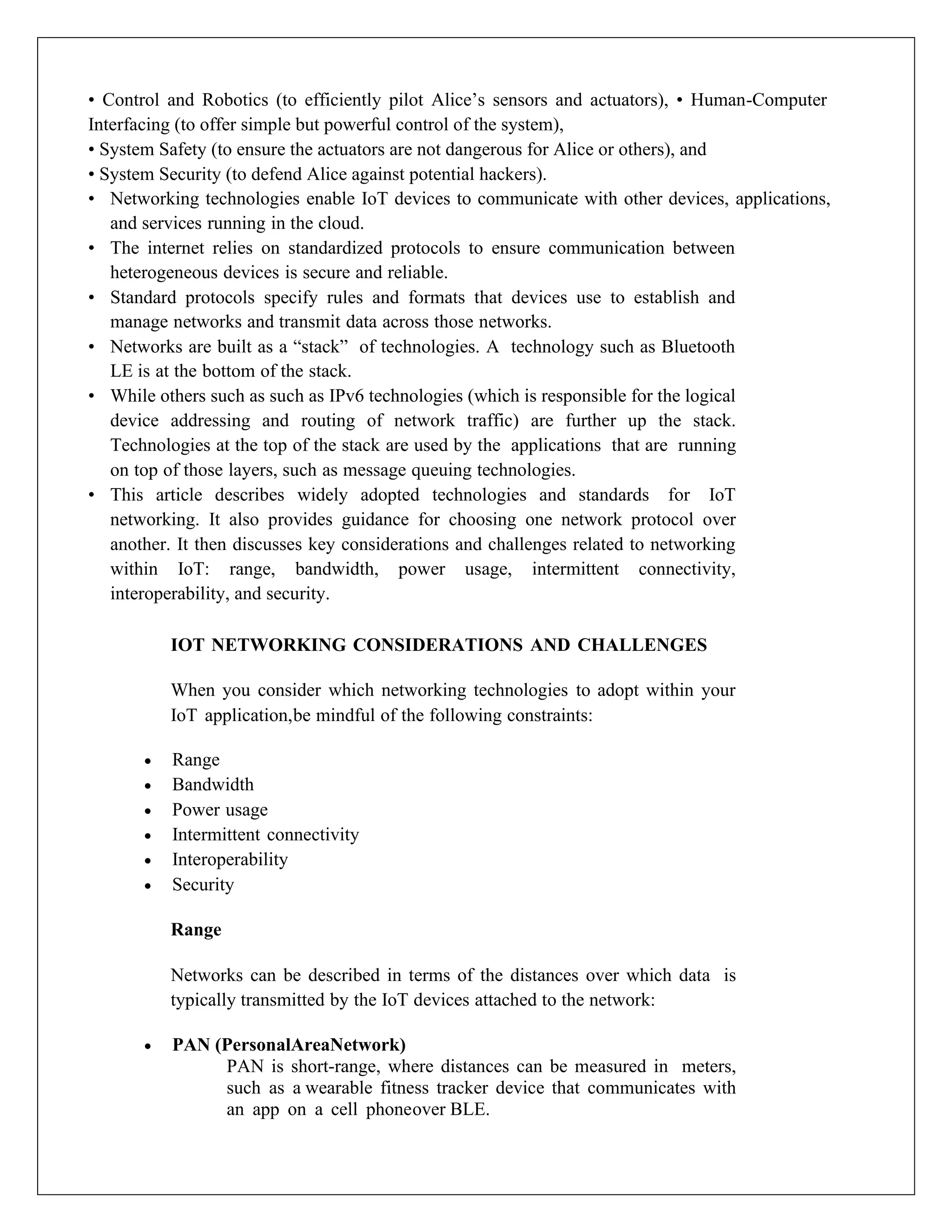 Ocs352 Iot Concepts And Application 5 Notespdf Internet Of Things