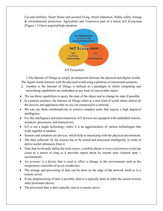 OCS352 IOT All application specific and others | PDF