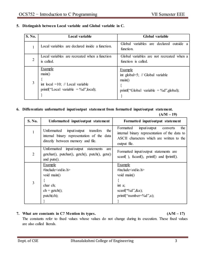 Ocs752 unit 1 | DOC | Programming Languages | Computing