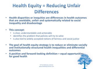 Health Equity Impact Assessment: A Tool for Driving Equity into Action ...