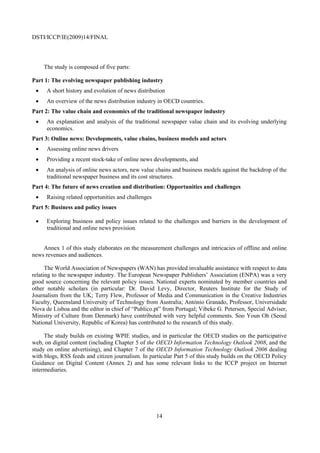 OECD: THE EVOLUTION OF NEWS AND THE INTERNET | PDF
