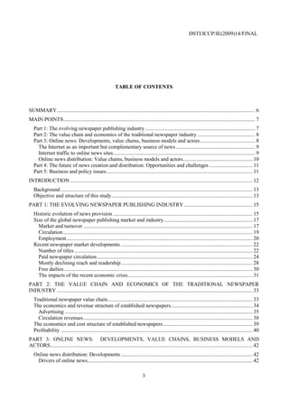 OECD: THE EVOLUTION OF NEWS AND THE INTERNET | PDF