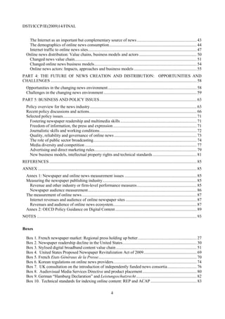 OECD: THE EVOLUTION OF NEWS AND THE INTERNET | PDF