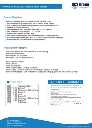 OCS GROUP SG - CCS WELL DESIGN - 3 days TRAINING | PDF