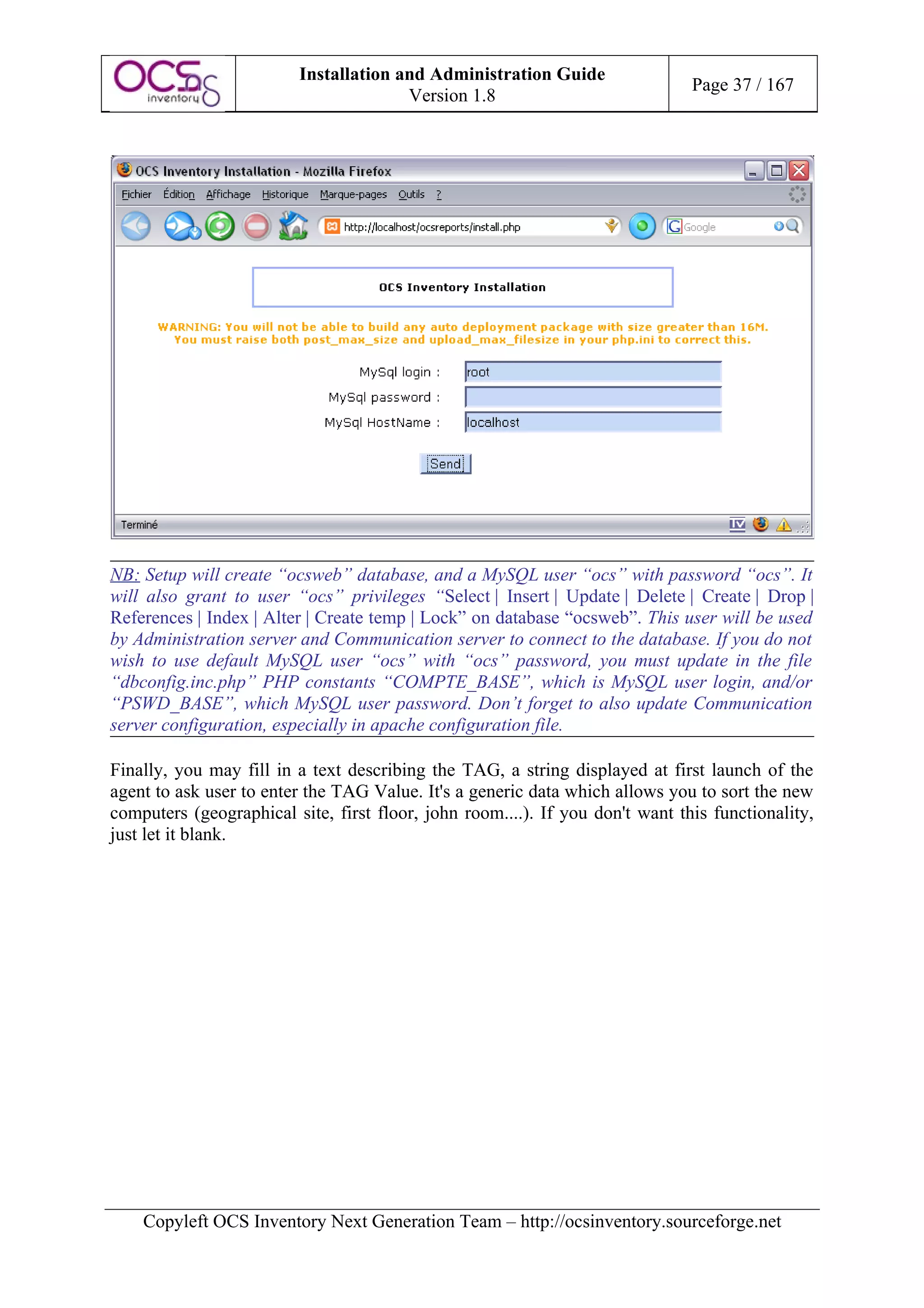 O C S Inventory N G Installation And Administration Guide 1 | PDF