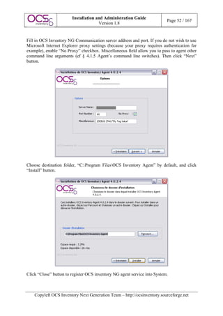 O C S Inventory N G Installation And Administration Guide 1 | PDF