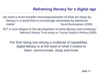 OCSLD digi lit presentation | PPT