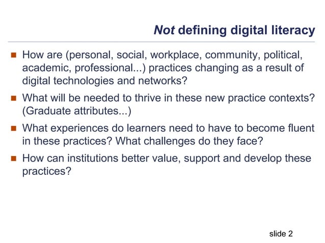 OCSLD digi lit presentation | PPT