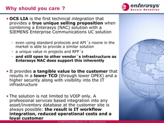 OCS LIA | PPT | Computer Networking | Computing
