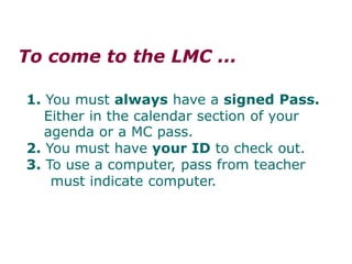 OCS LMC Orientation 2017 | PPTX | Fiction | Books and Literature