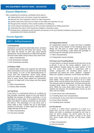 OCS Training - Rig Equipment Inspection - Advanced 5 Days_IADC.pdf