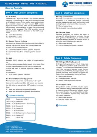 OCS Training - Rig Equipment Inspection - Advanced 5 Days_IADC.pdf