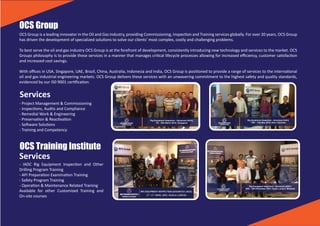 OCS Training calendar 2019 catalog | PDF