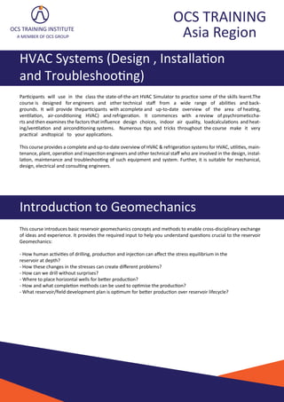 Ocs training calendar 2022 | PDF | Business and Finance