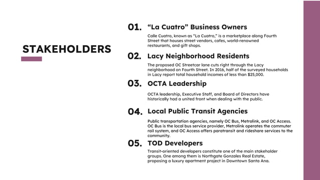 OC Streetcar Presentation | PPT