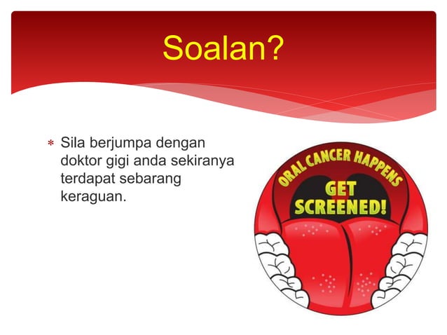 Kanser Mulut/Oral | PPTX
