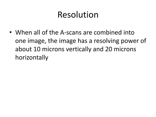 Optical coherence tomography | PPTX