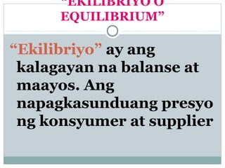 Mga Salik na nakakaapekto sa SUplayOct. 2 d | PPT
