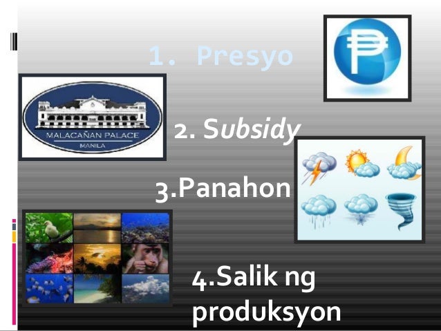 Mga Salik Na Nakakaapekto Sa Suplay - J-Net USA Mga Salik Na Nakakaapekto Sa Suplay - J-Net USA