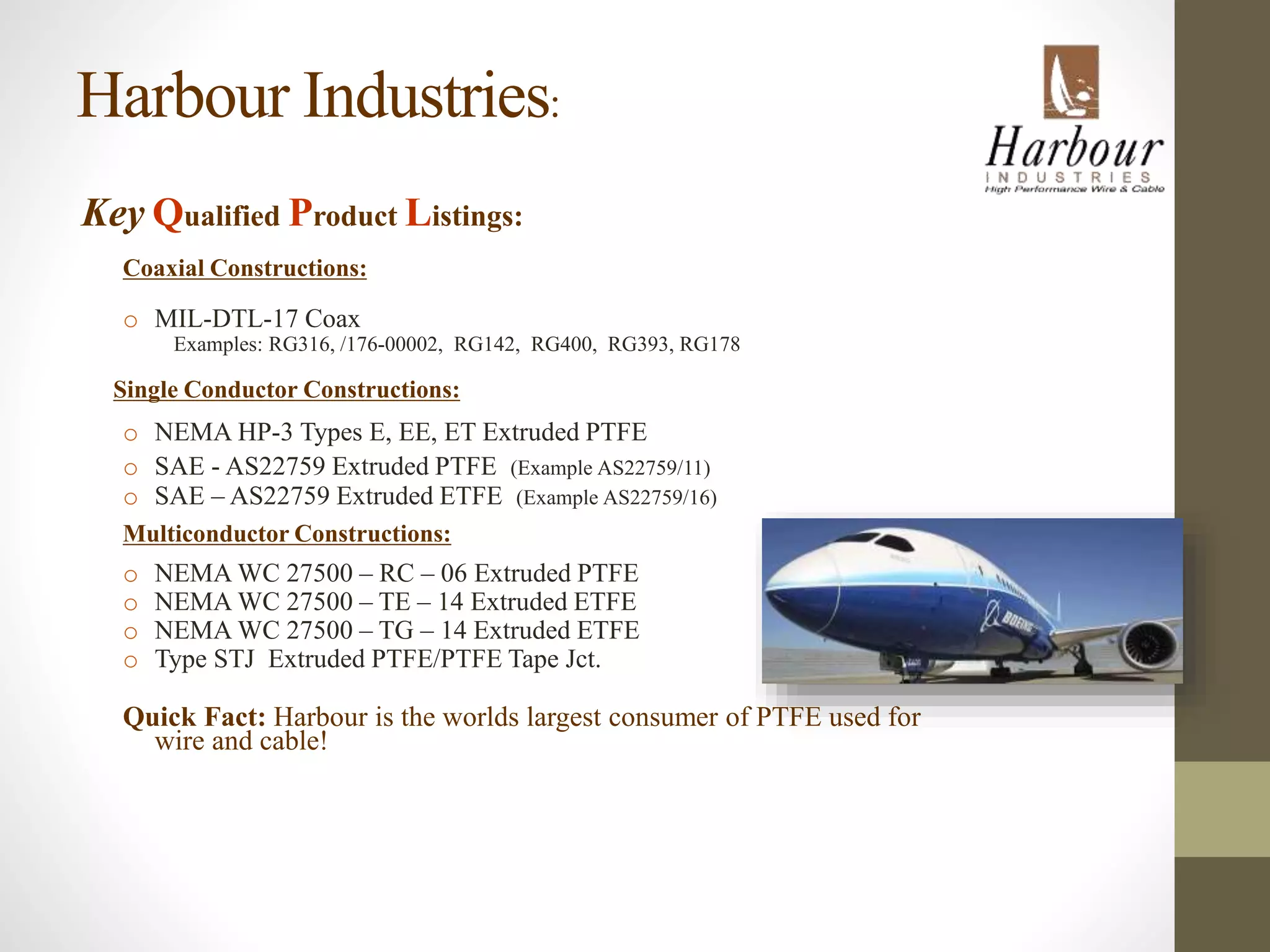 Harbour Industries Overview Oct.2014
