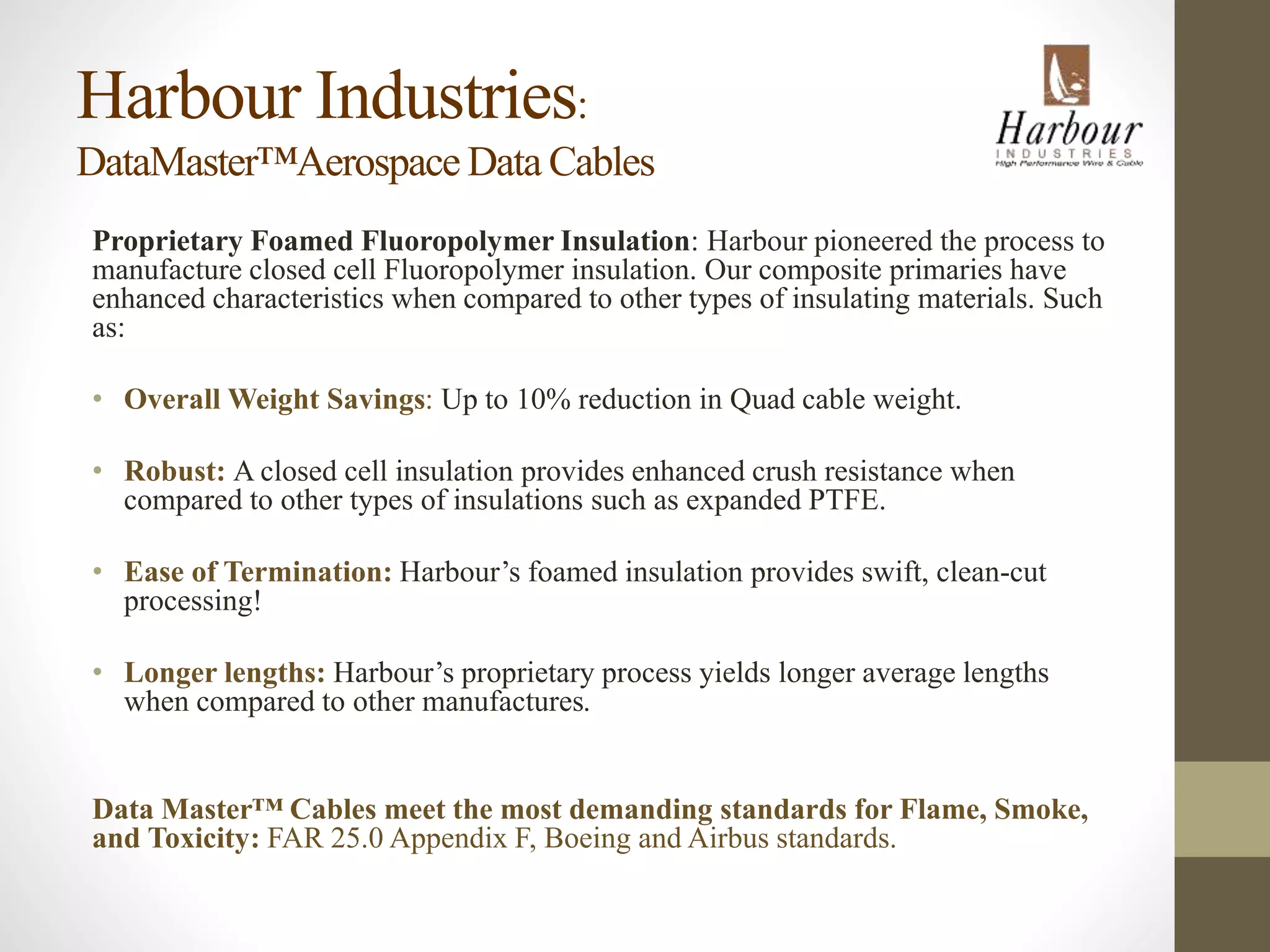 Harbour Industries Overview Oct.2014