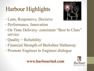 Harbour Industries Overview Oct.2014